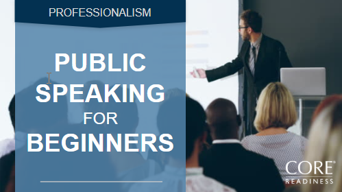 PROFESSIONALISM | Public Speaking for Beginners